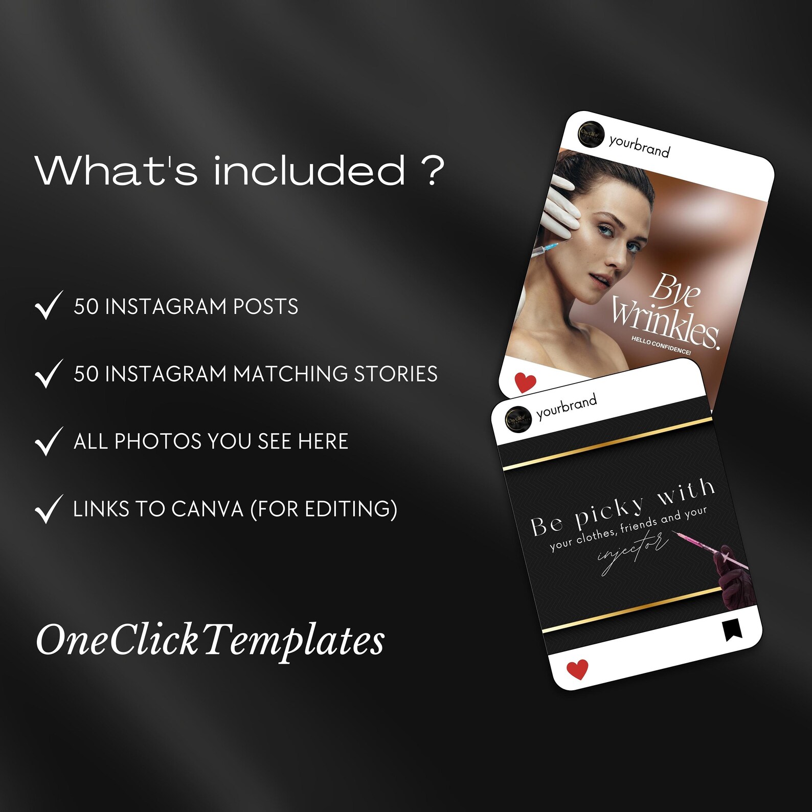 100 Botox&filler Instagram Quote Template | Nurse Injector Instagram ...