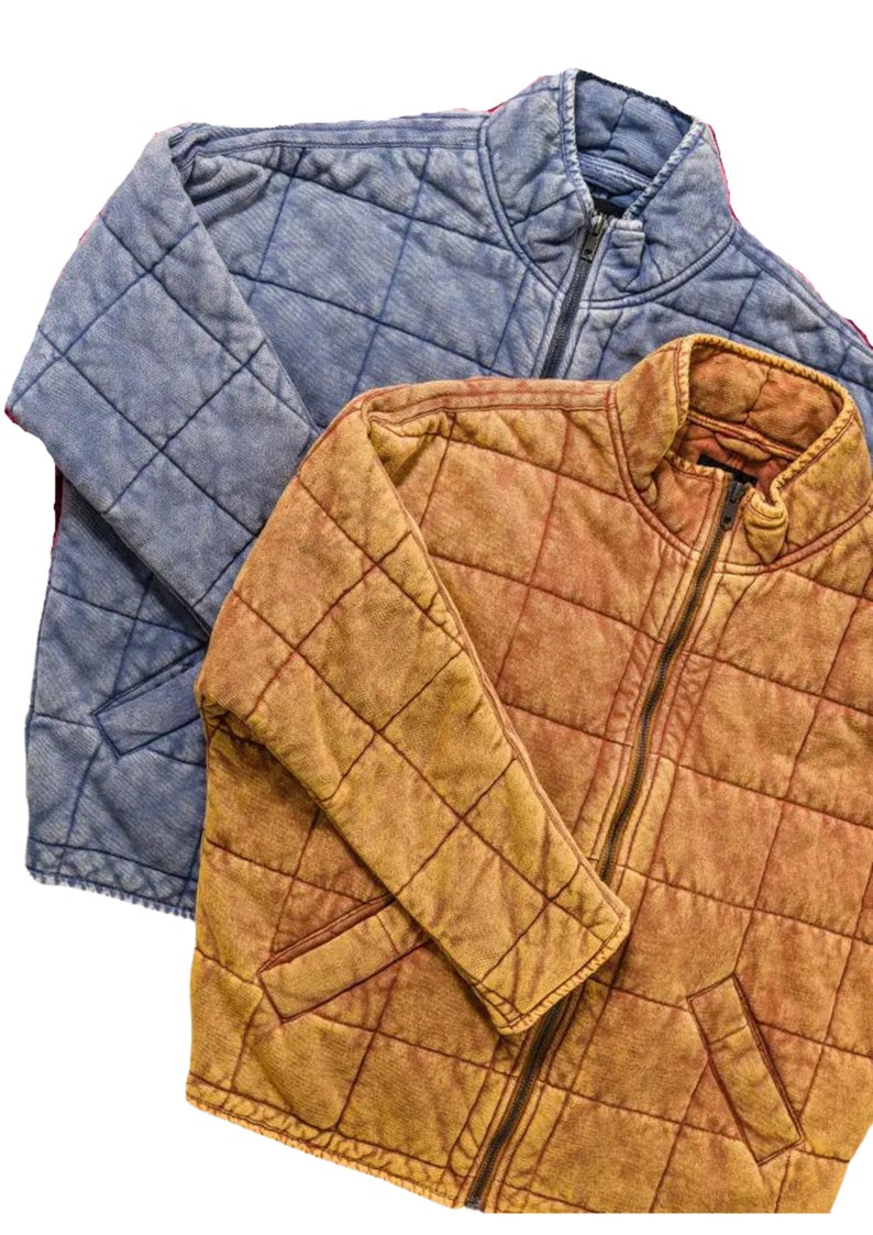Dolman Quilted Jacket Full Zip Coat - Etsy