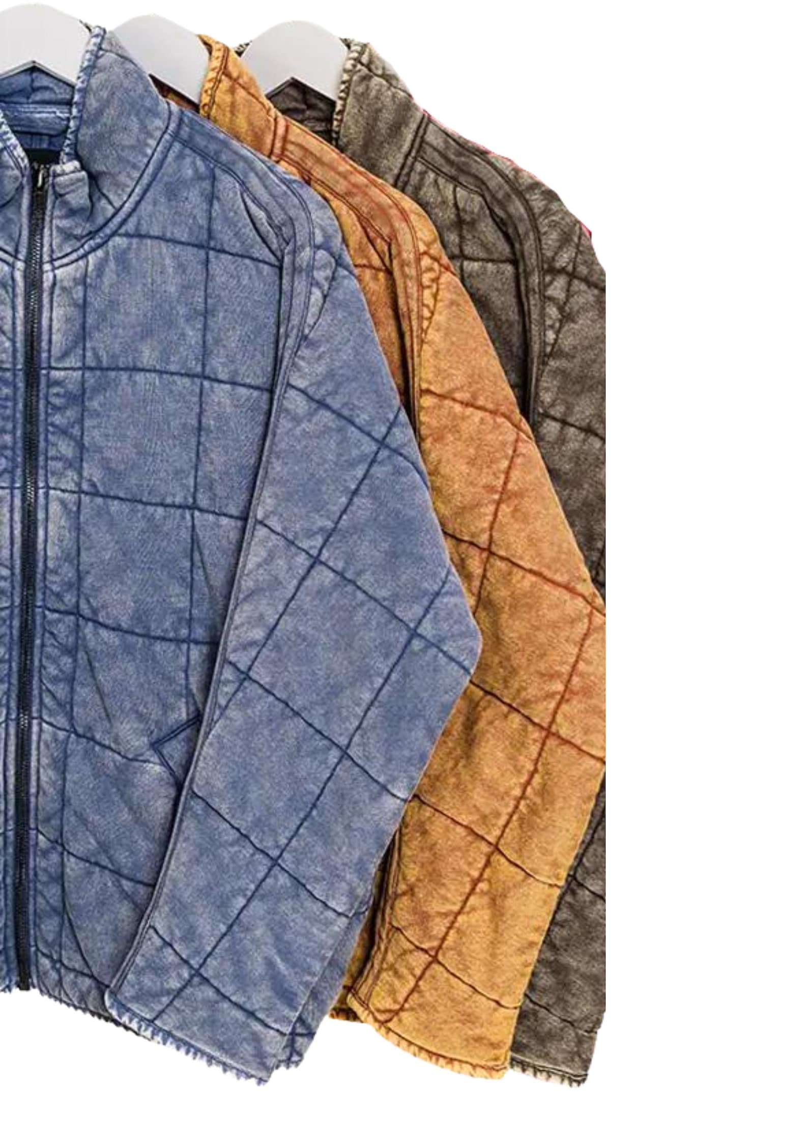 Dolman Quilted Jacket Full Zip Coat - Etsy
