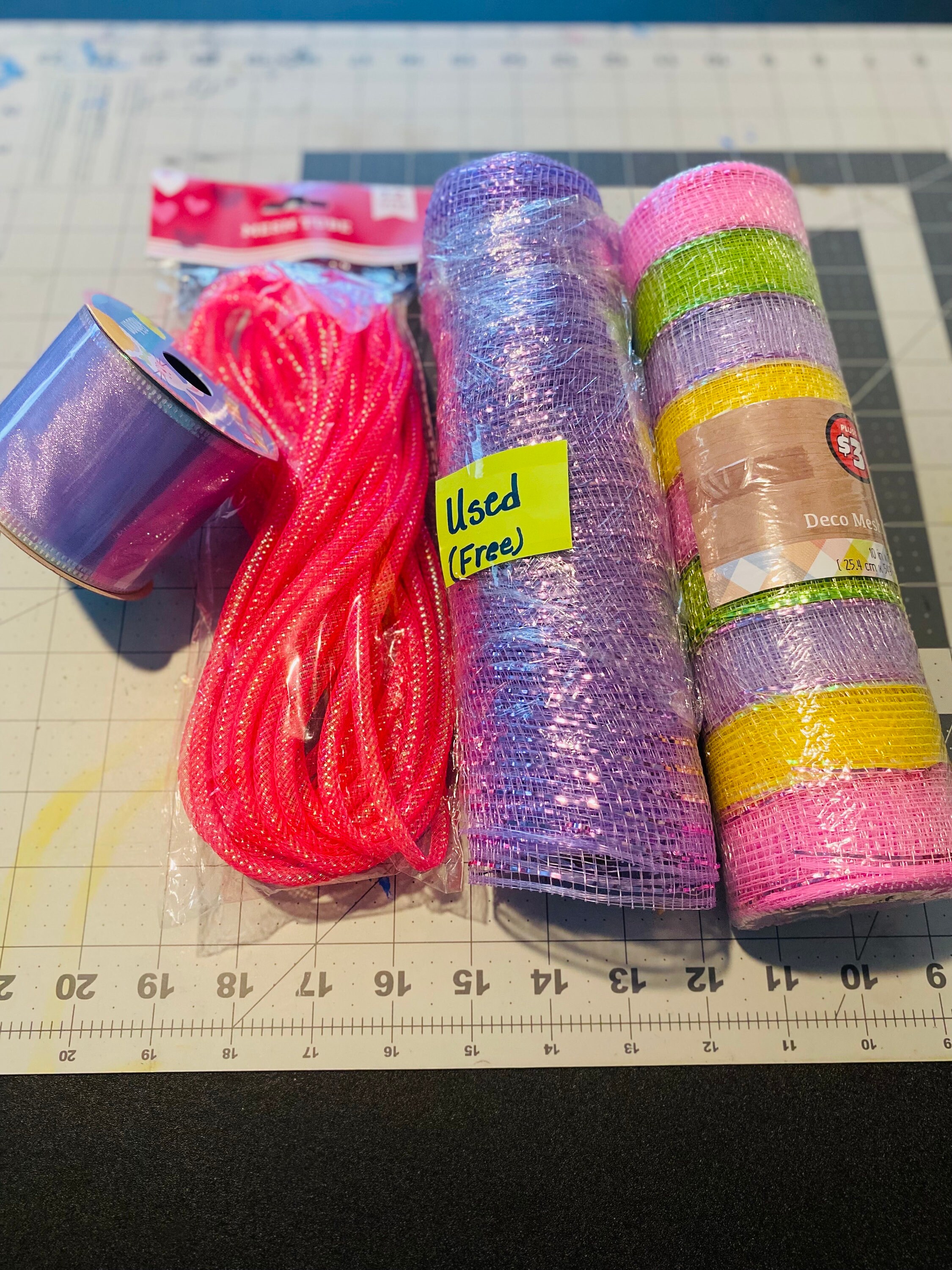 Welcome Spring Wreath Kit/deco Mesh/wreath Supplies/diy Spring Welcome ...