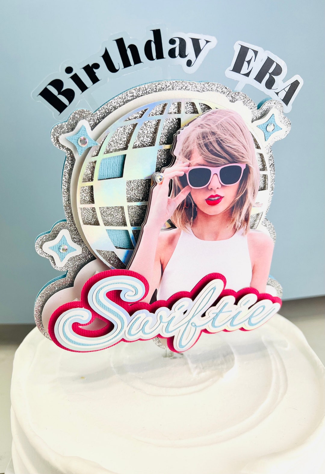 Taylor Swift Cake Topper, Swiftie Cake Topper, Eras Tour Inspired Cake ...