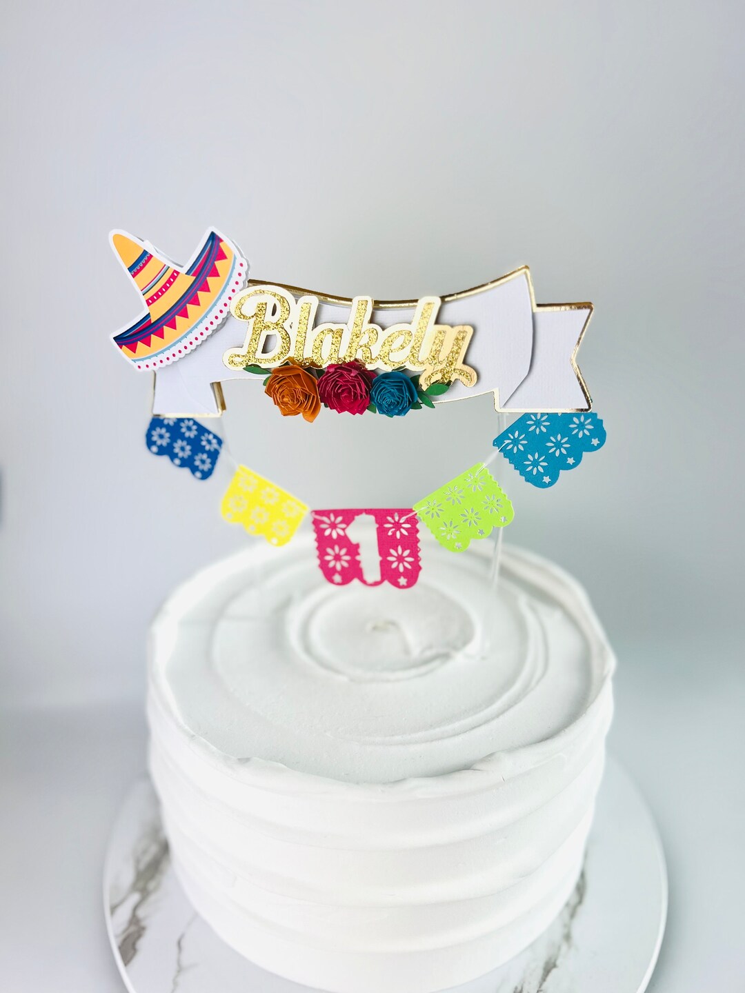 Fiesta Cake Topper Cinco De Mayo Decor Fiesta Party Coco Cake Topper ...