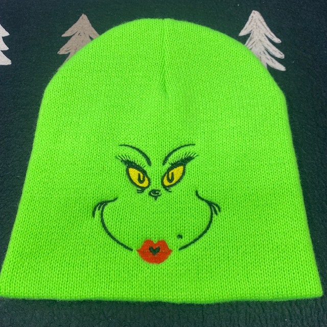 Mrs. Grinch Dr Seuss the Grinch Who Stole Christmas 8 Knit Beanie ...