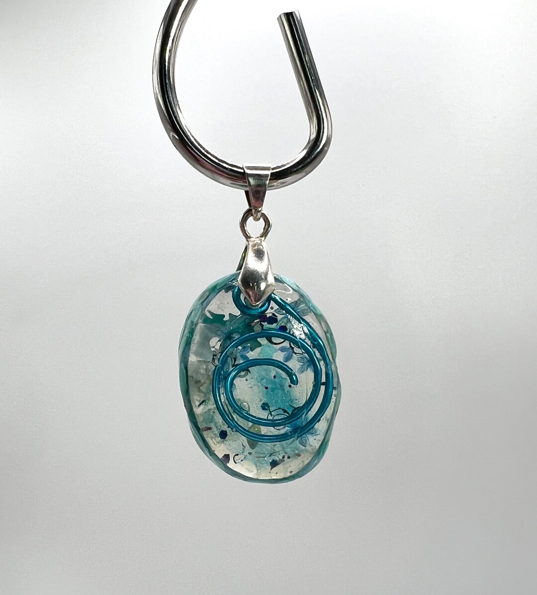 Handcrafted Resin Pendant - Etsy