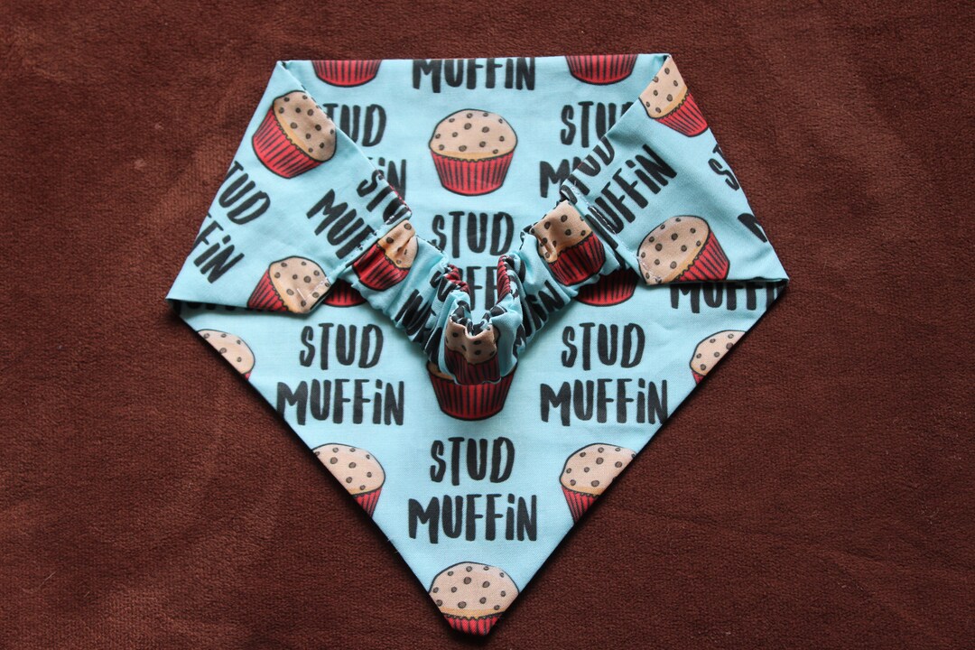 Stud Muffin PERSONALIZED Scrunchie Dog Bandana - Etsy