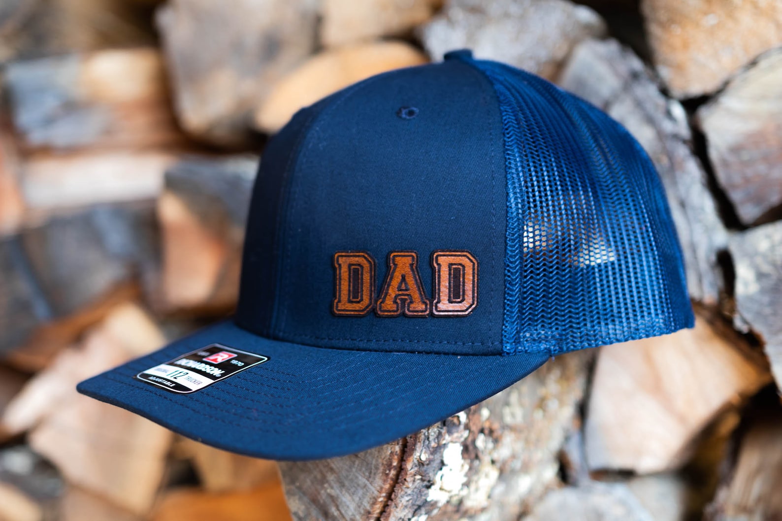 Custom Leather Patch Hat for Dad, Gift for Dad, for Dad, Patch for ...