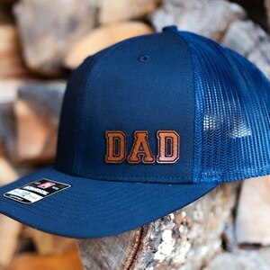 Custom Leather Patch Hat for Dad, Gift for Dad, for Dad, Patch for ...