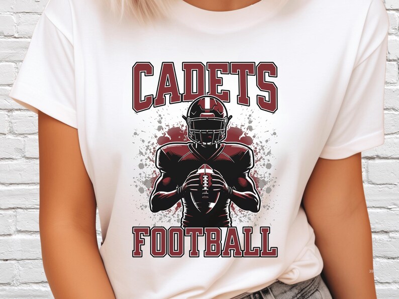 Cadets Football PNG: Mascot Graphic, School Spirit (digital Download ...