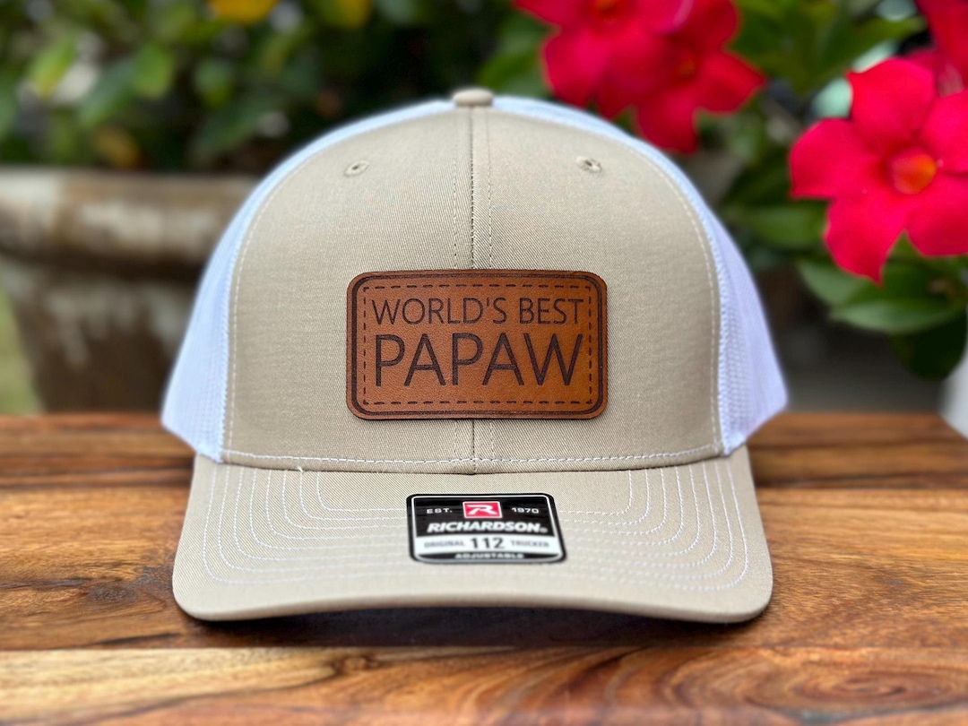 Custom Hat for Dad Gift for Fathers Day Gift for Poppy Trucker Hat for Papaw Richardson 112 ...