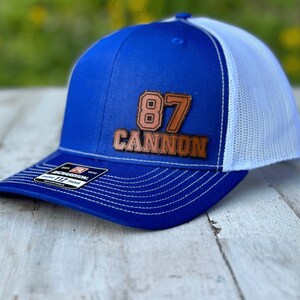 Custom Hat With Jersey Number and Name Personalized Hat for Football ...