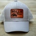 Custom Junior Kids Hat, Leather Patch Cap for Kids, Personalized Mesh ...