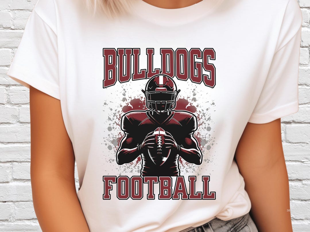 Bulldogs Football PNG: Mascot Graphic, School Spirit (digital Download ...