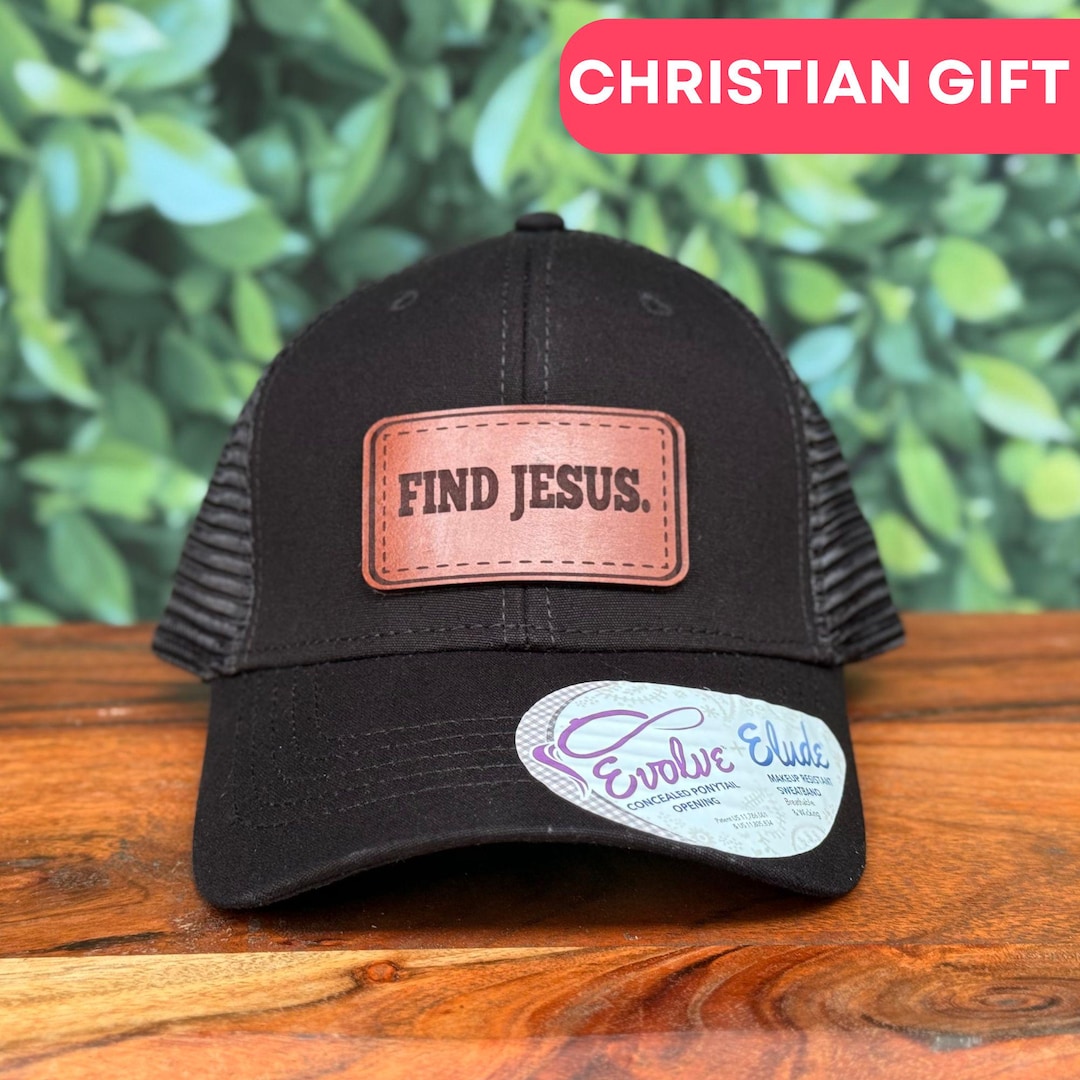 Christian Leather Patch Hat for Women Hat With Inspiring Scripture ...