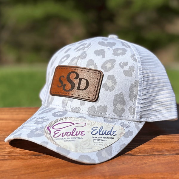 Custom Leather Patch Hat for Women - Etsy