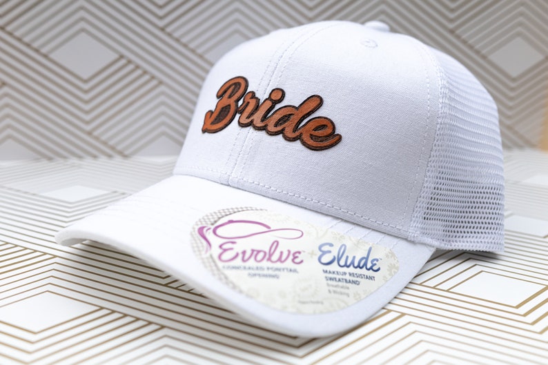 Custom Bride and Groom Hat Leather Patch Hat for Wedding - Etsy