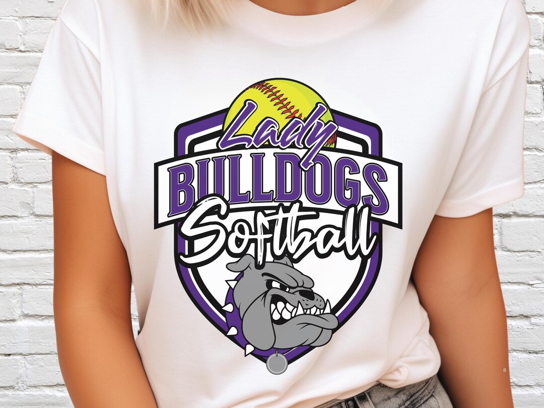 Digital Download Lady Bulldogs Softball Mascot PNG, Bulldogs Mascot ...