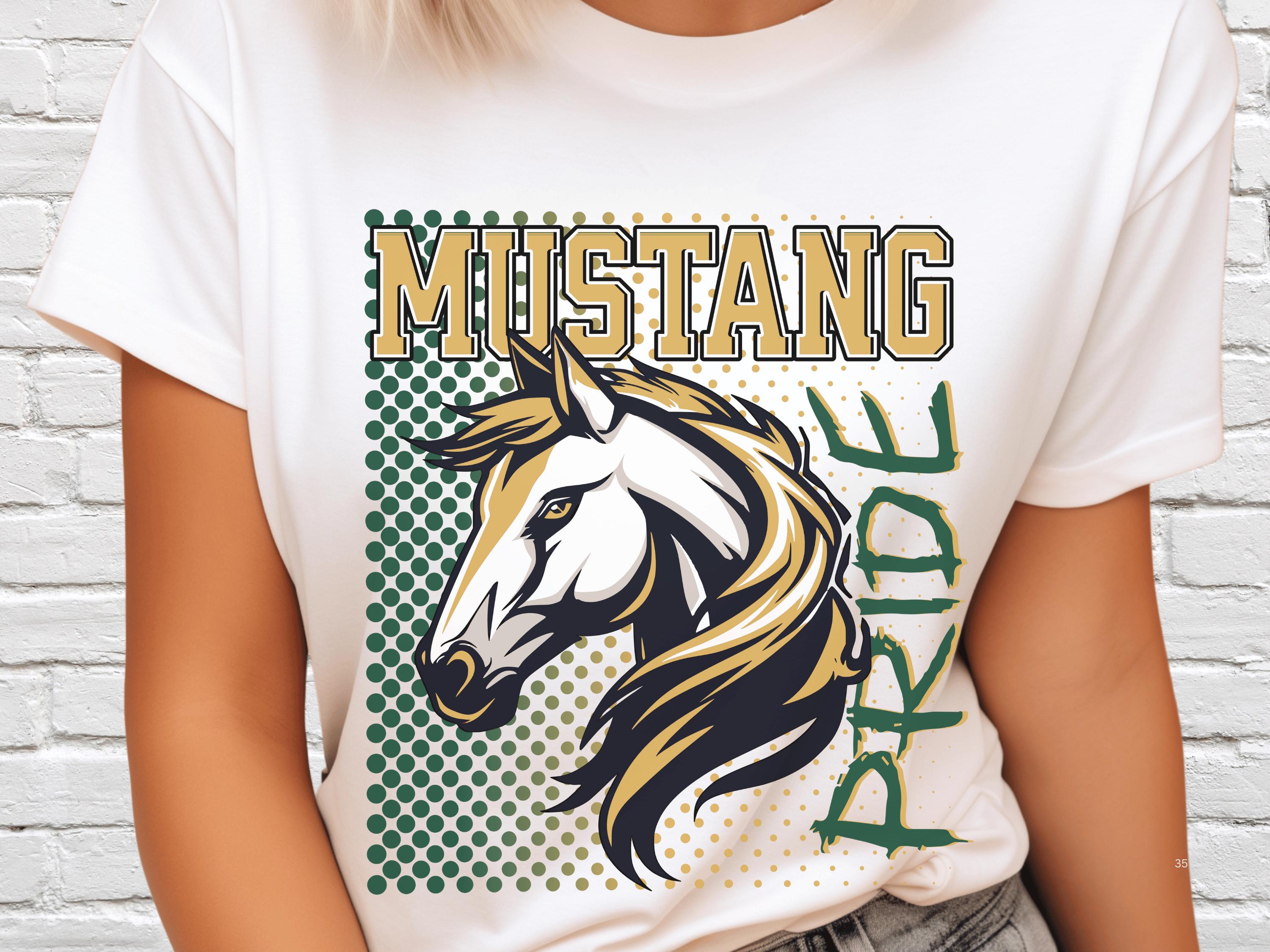 Digital Download Mustang Pride PNG, Mustangs Mascot JPEG, Favorite Team ...