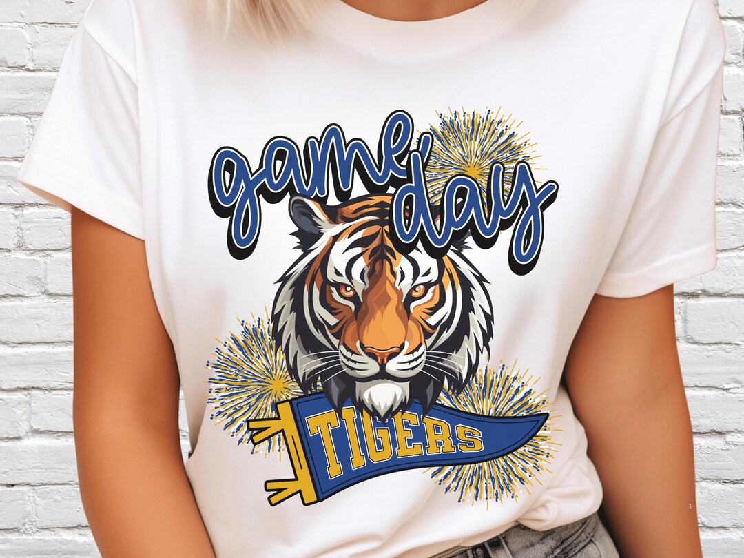 Digital Download Game Day Tigers PNG, Tigers Mascot JPEG, Favorite Team ...