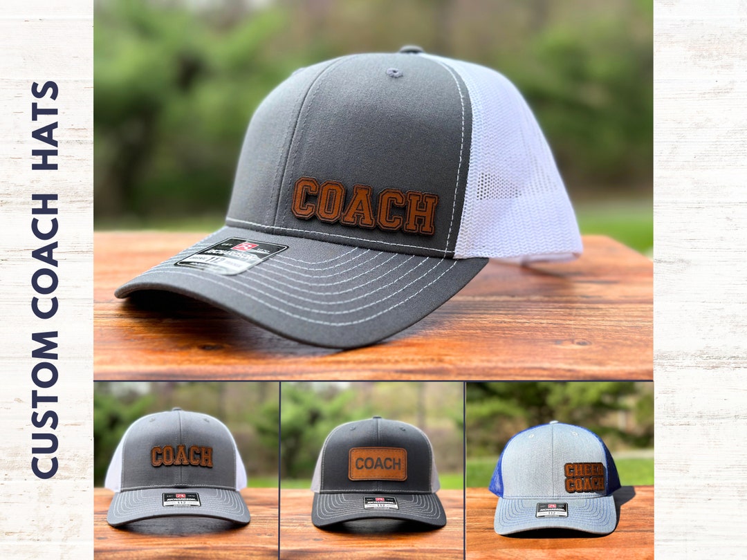 Custom Hat for Coach Appreciation Gift, Personalized Hat for Football ...
