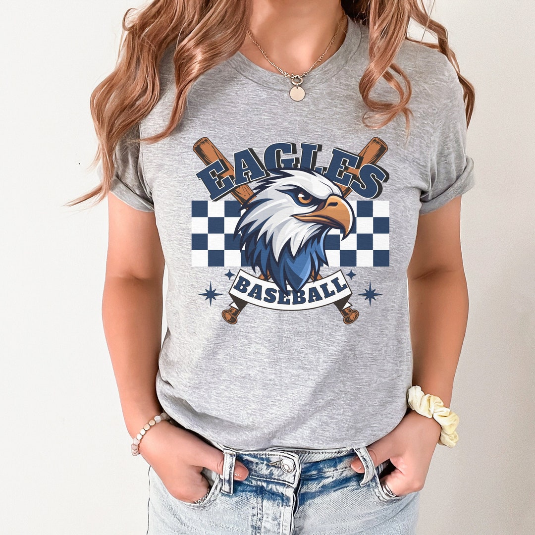 Eagles School Spirit Baseball Shirt, Eagles Mascot Tee, Favorite Team ...