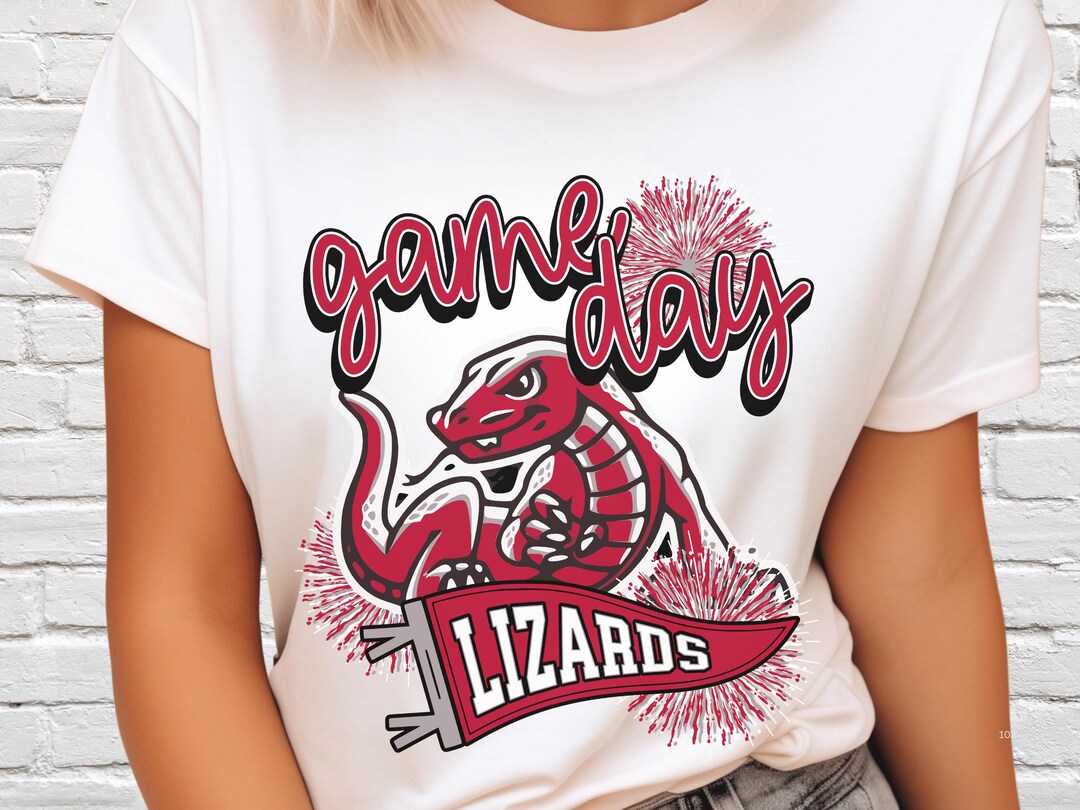 Digital Download Game Day Lizards PNG, Lizards Mascot JPEG, Favorite ...