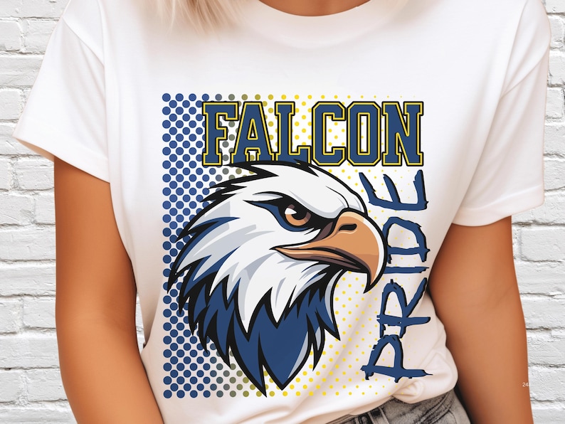 Digital Download Falcon Pride PNG, Falcons Mascot JPEG, Favorite Team ...