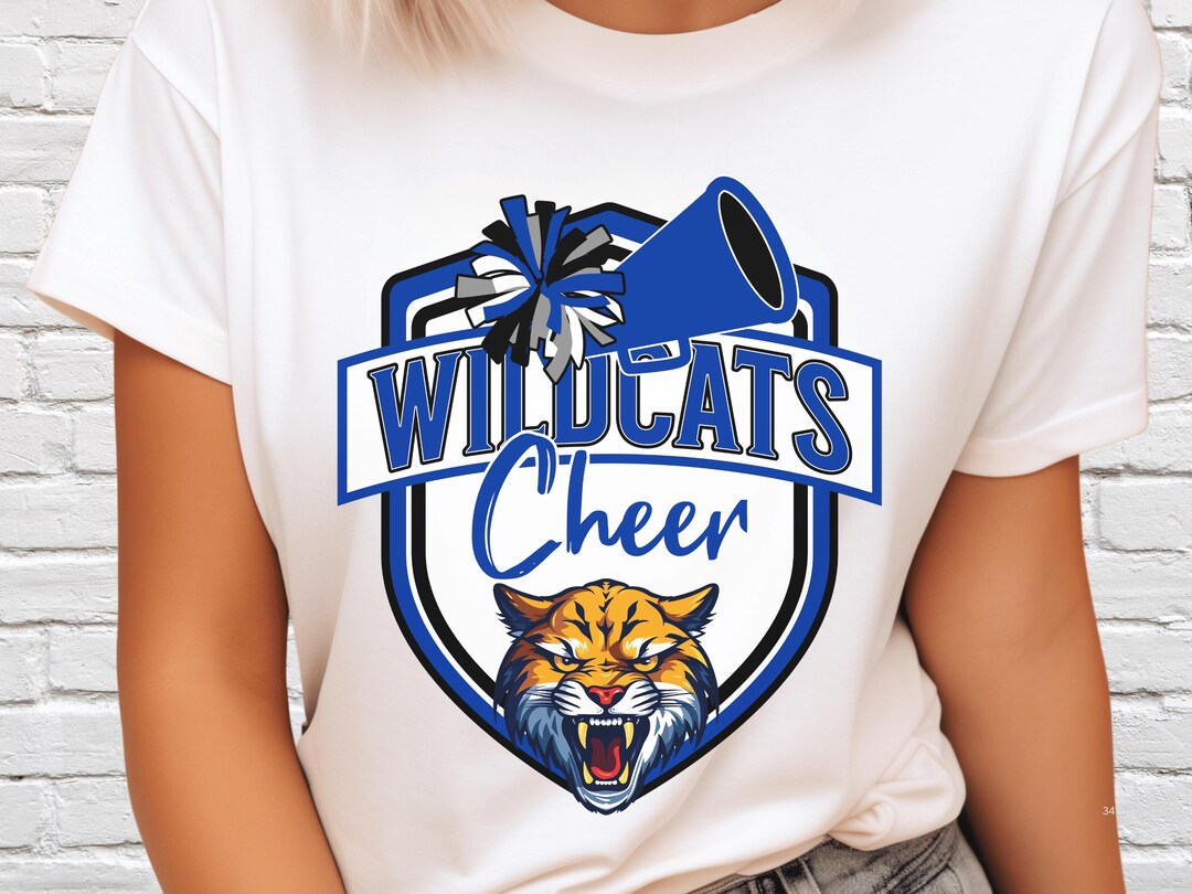 Digital Download Wildcats Cheer Squad Mascot PNG, Wildcats Mascot JPEG ...