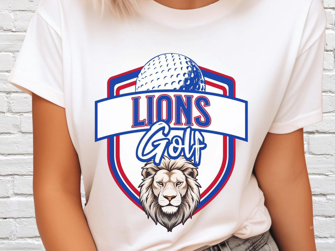 Digital Download Lions Golf Mascot PNG, Lions Mascot JPEG, Favorite ...