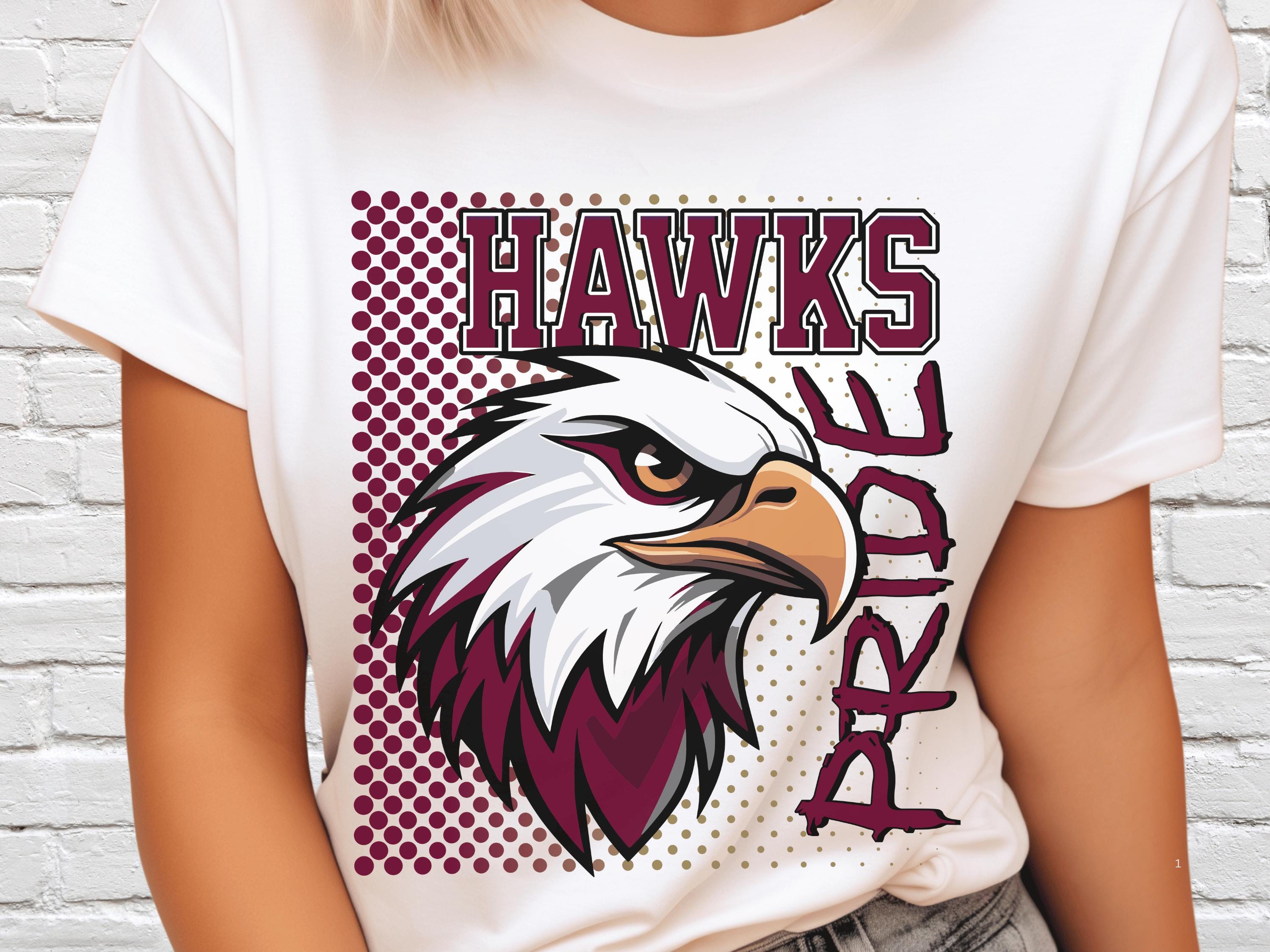 Digital Download Hawks Pride PNG, Hawks Mascot JPEG, Favorite Team ...