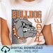 Digital Download Bulldog Pride PNG, Bulldogs Mascot JPEG, Favorite Team ...