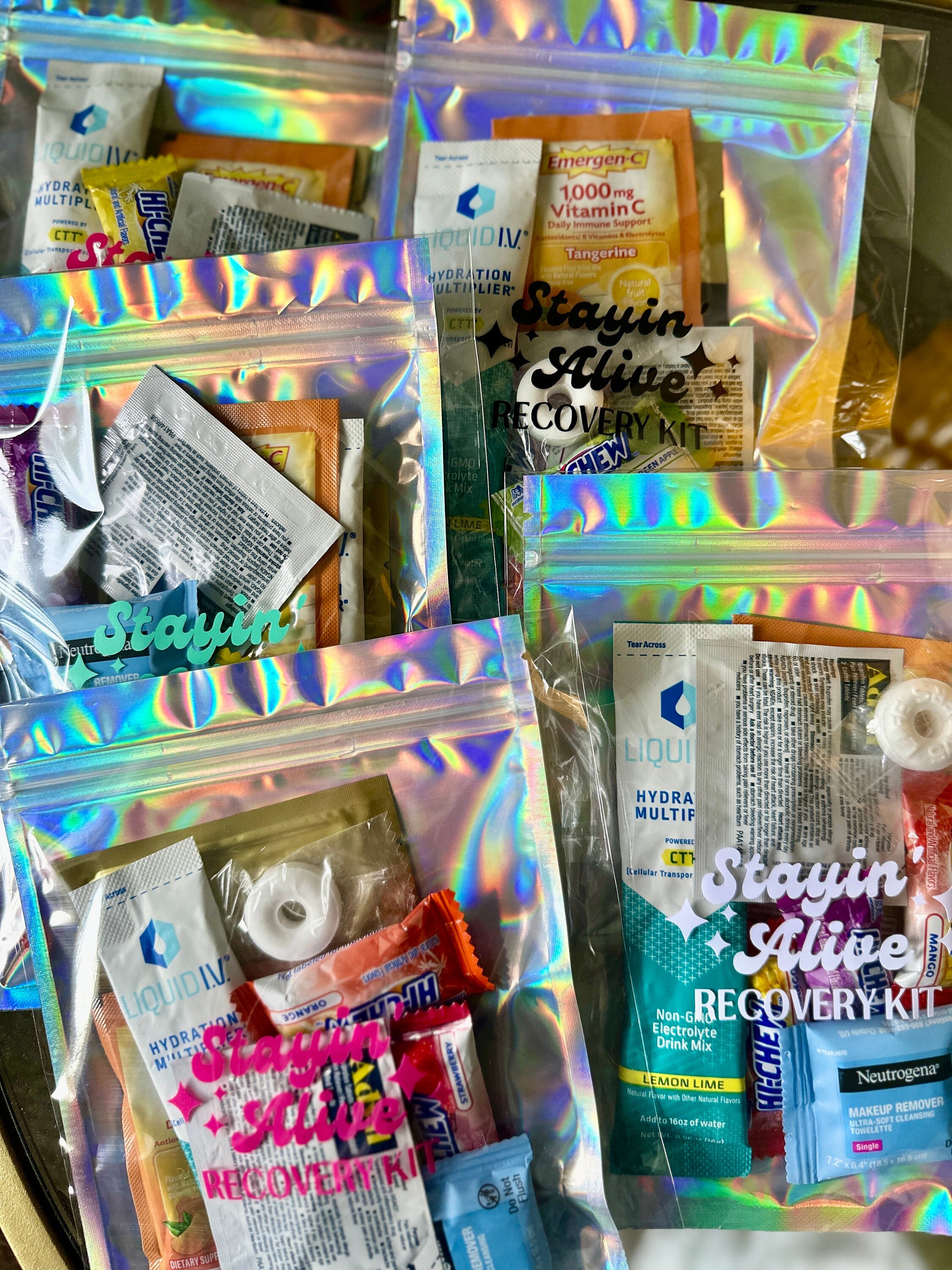 Stayin Alive Hangover Kit/self Care Kit Weddings/bachelorette Party ...