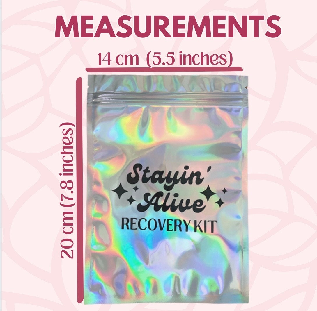 Stayin Alive Hangover Kit/self Care Kit Weddings/bachelorette Party ...