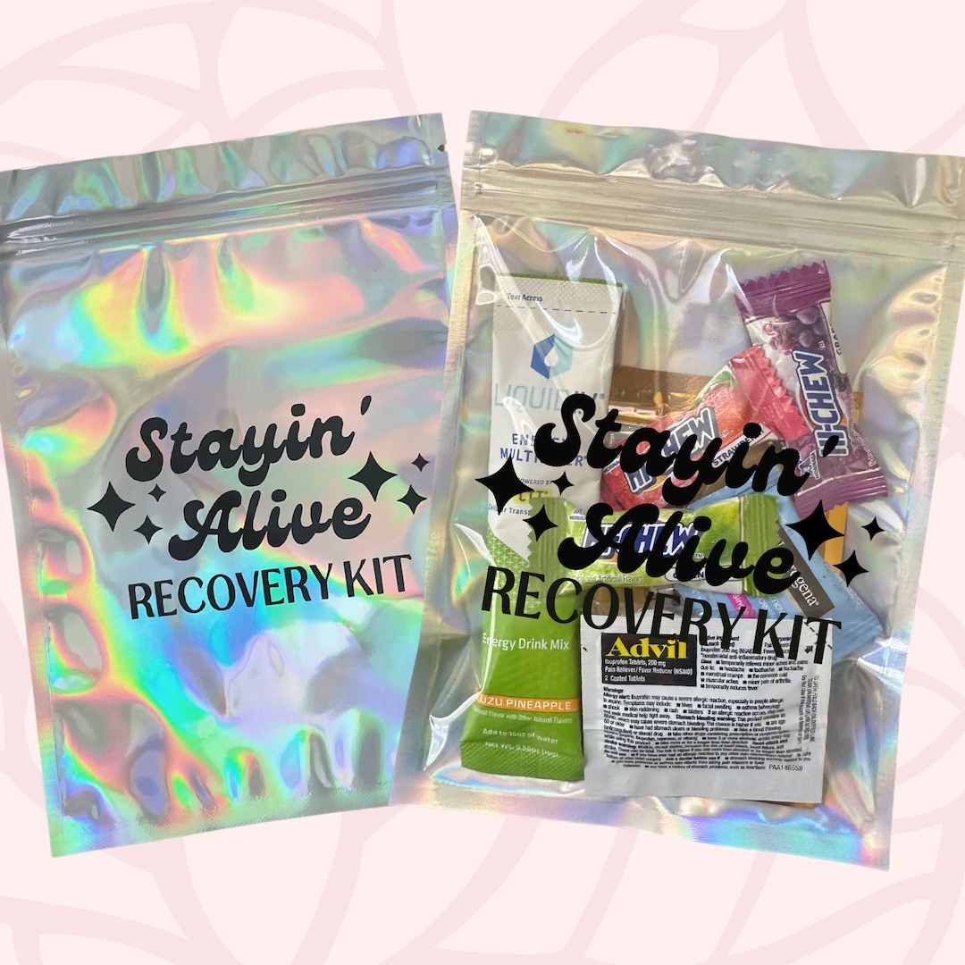 Stayin Alive Hangover Kit/self Care Kit Weddings/bachelorette - Etsy