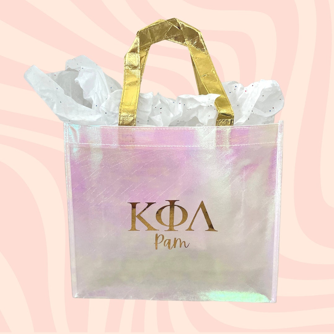 Sorority Greek Letter Reusable Tote Bag, Personalized Sorority Bag, Big ...