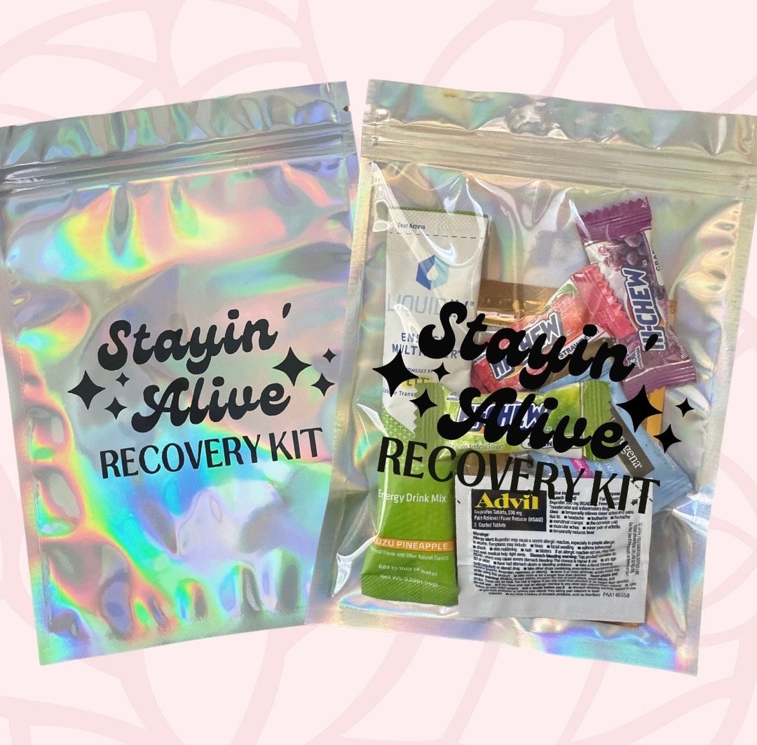 Stayin Alive Hangover Kit/self Care Kit Weddings/bachelorette Party ...