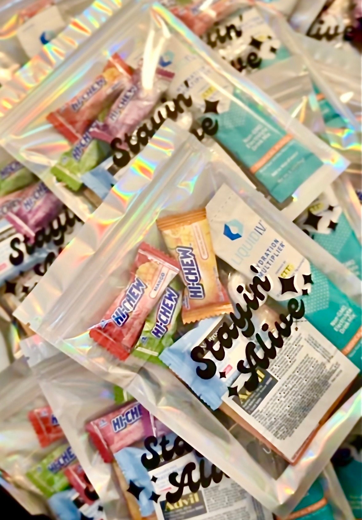 Stayin Alive Hangover Kit/self Care Kit Weddings/bachelorette Party ...