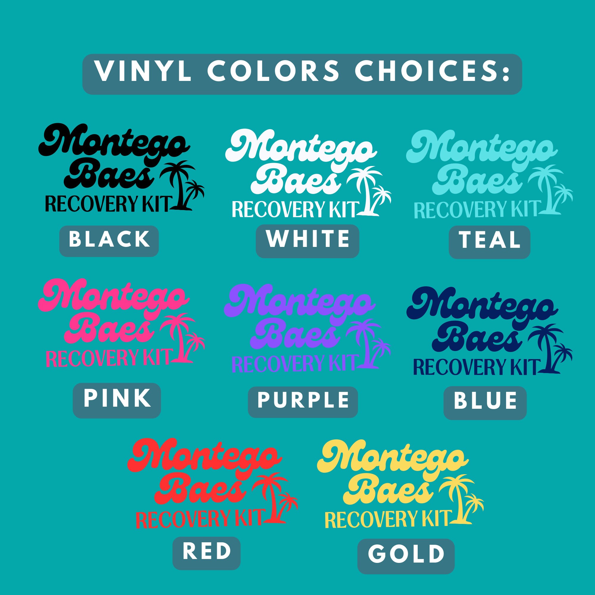 Personalized Recovery Kit for Beach, Bachelor Party, Bachelorette Party ...