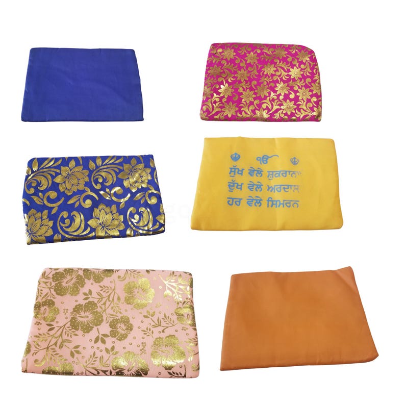 Blue Gutka Sahib Cover, Sikh Prayer Book Pouch (19x13cm) - Etsy