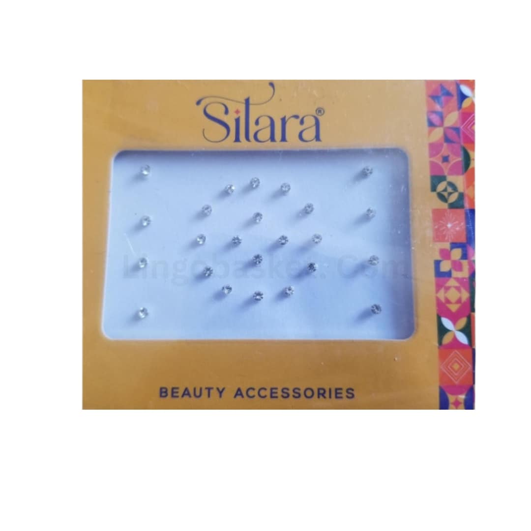 Silver Bindi Fake Nose Studs: Self Adhesive Rhinestone Stickers - Etsy