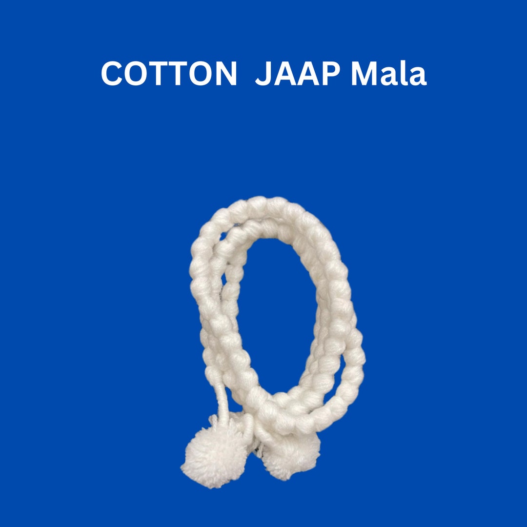Cotton Mala, Simran, Prayer Beads, 108 Manke, Simran Mala, Meditation ...