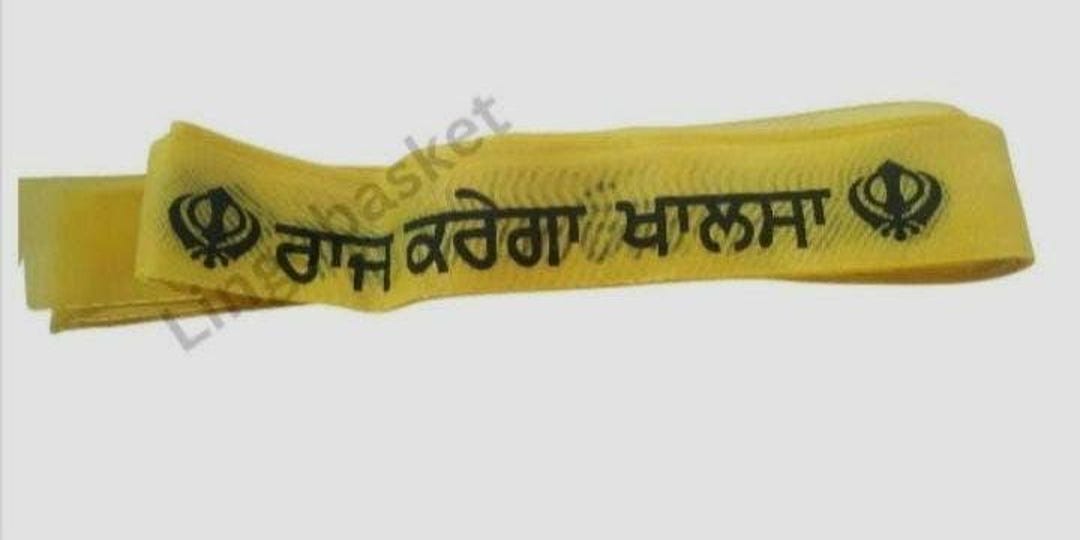 Satin Sikh Ribbon: Custom Decoration, 1 Meter - Etsy