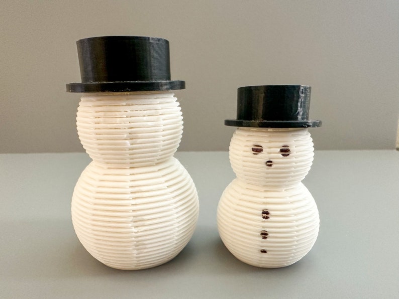 Springy Snowman 2 Sizes STL Files for 3D Printing - Etsy