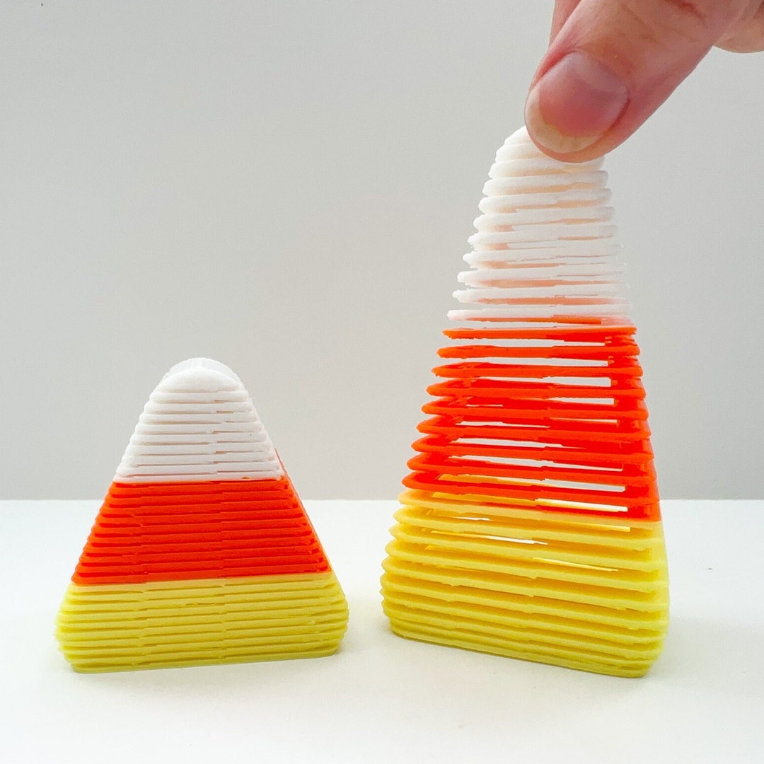 Stretchy, Springy Candy Corn Toy STL File for 3D Printing - Etsy