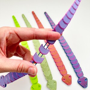 Stretchy Snake - STL File for 3D Printing - Etsy