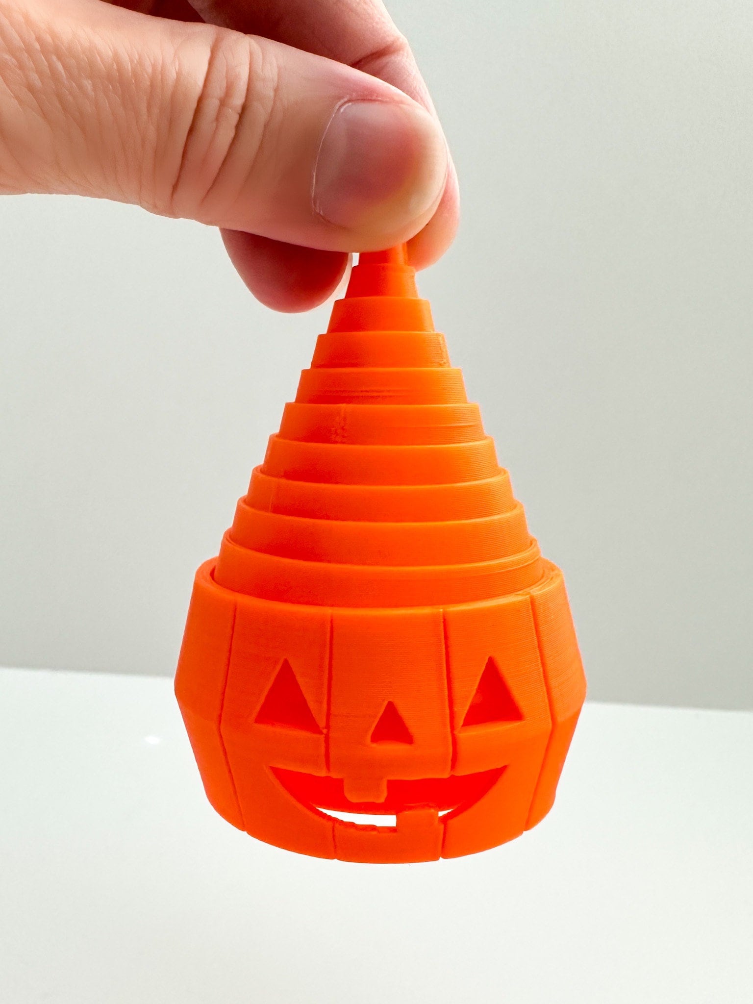 Jack O'lantern (pumpkin) Layered Fidgets (small and Large) - STL Files ...