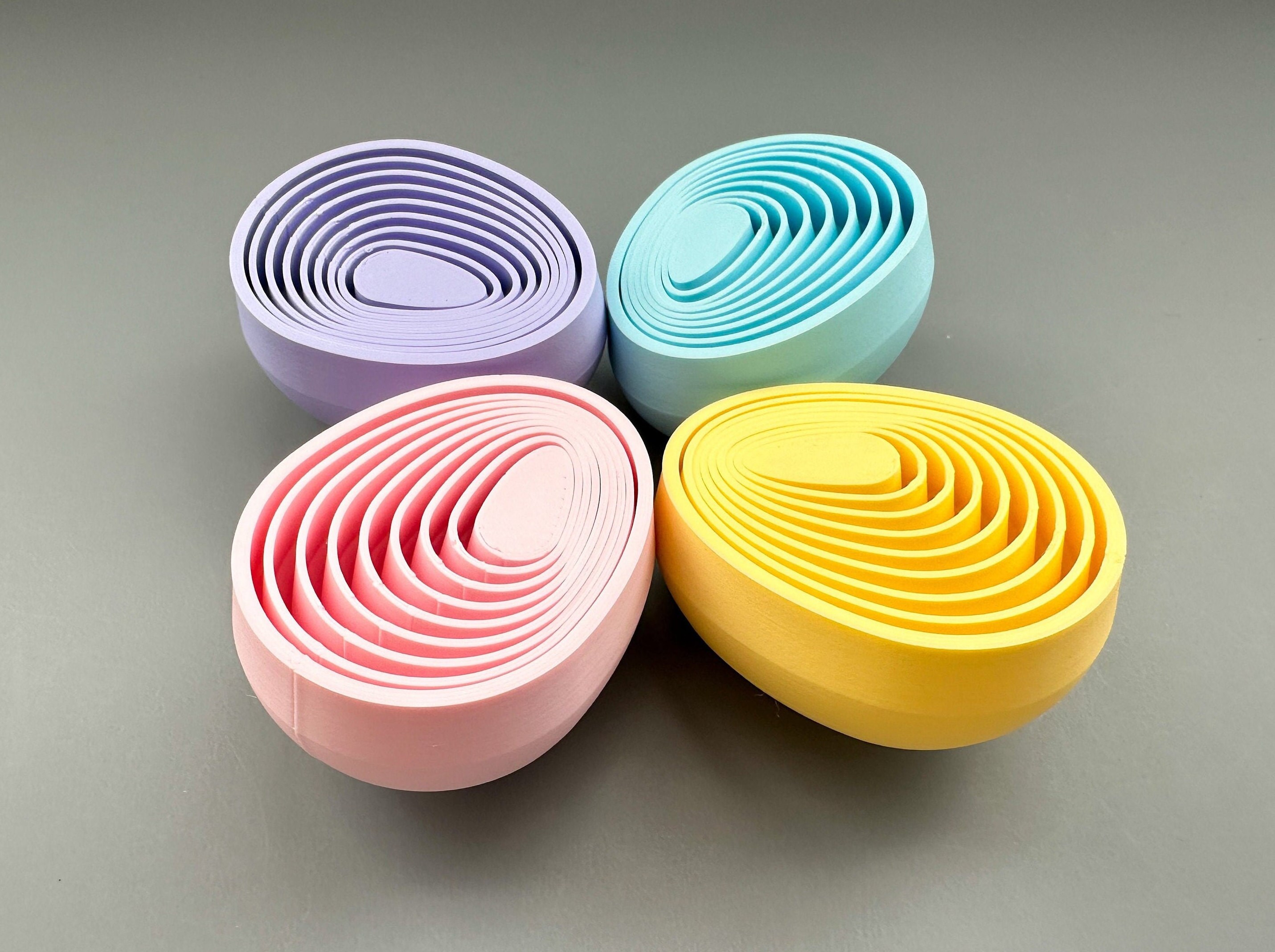 Baby Chick and Easter Egg Layered Fidgets STL Files for 3D Printing - Etsy