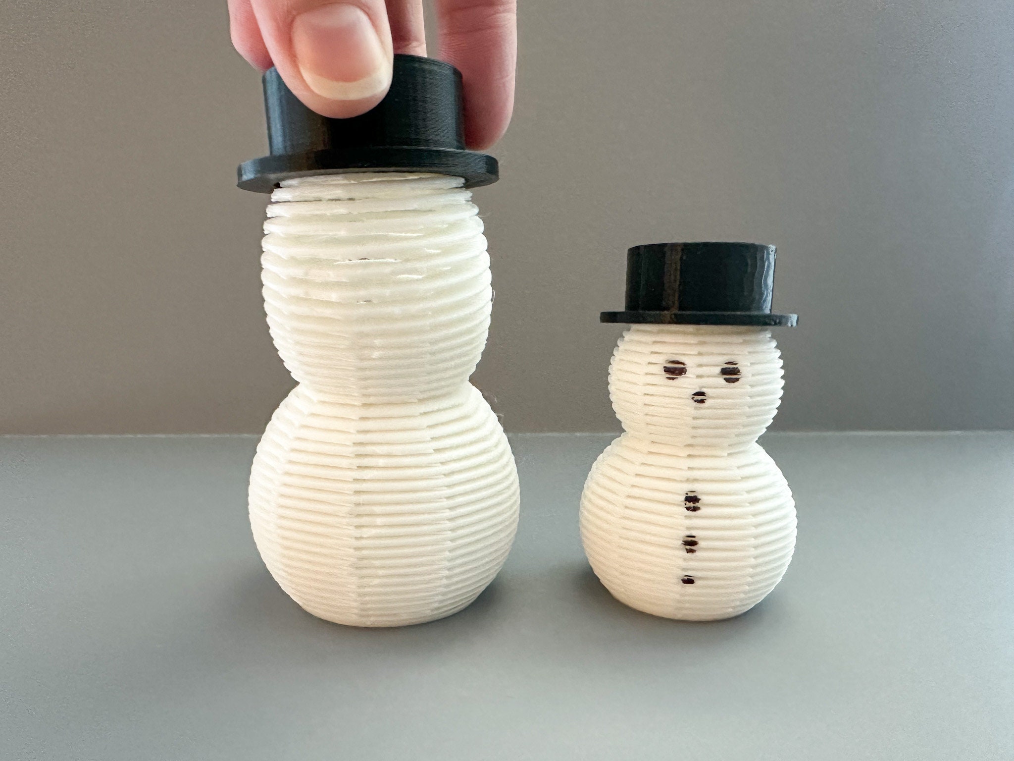 Springy Snowman 2 Sizes STL Files for 3D Printing - Etsy