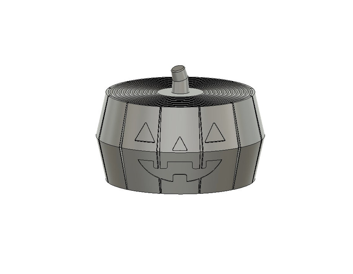 Jack O'lantern pumpkin Layered Fidgets small and Large STL Files for 3D ...
