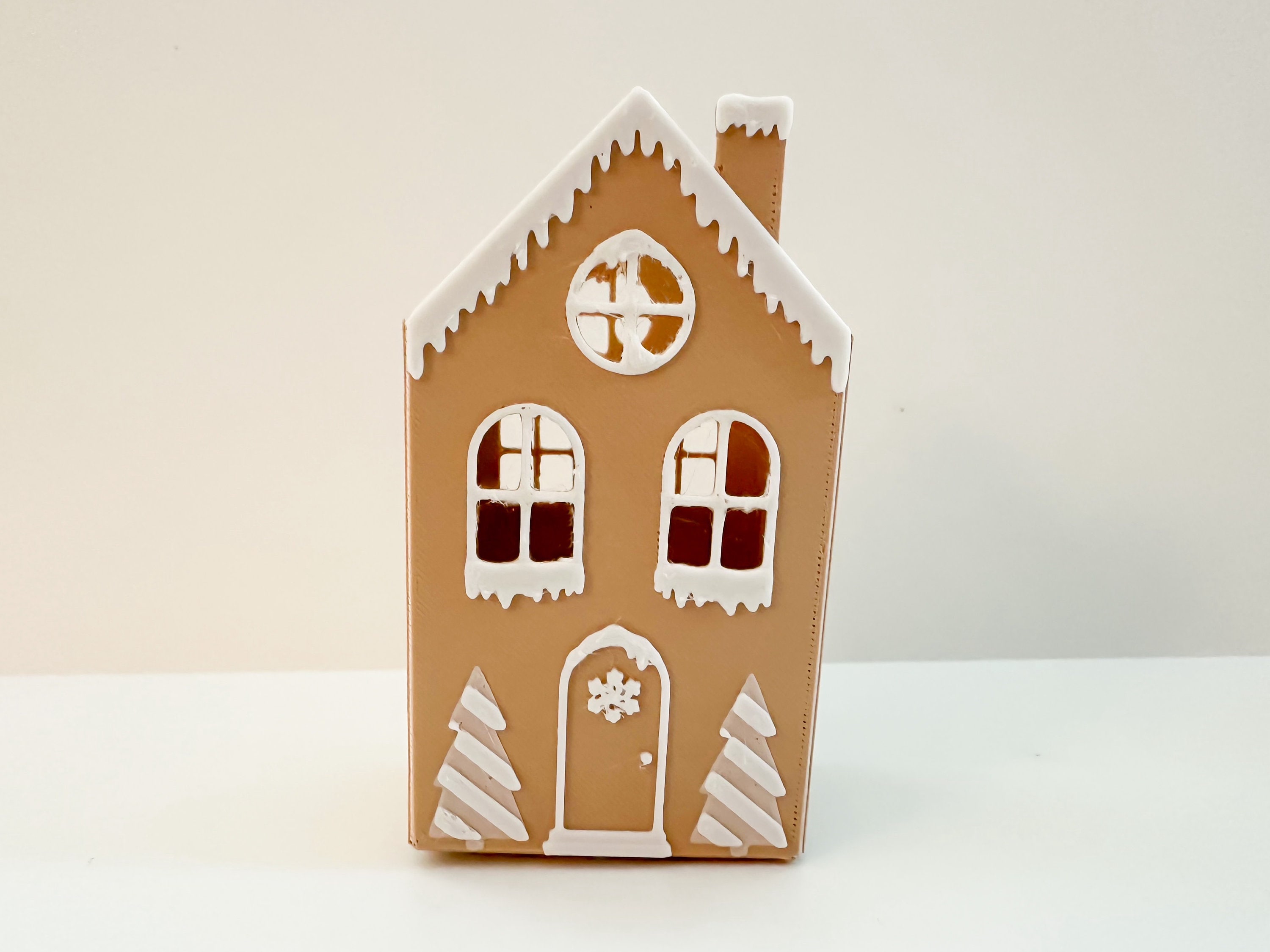 Mini Gingerbread Houses for Tea Lights (or Treats:) - STL Files for 3D ...
