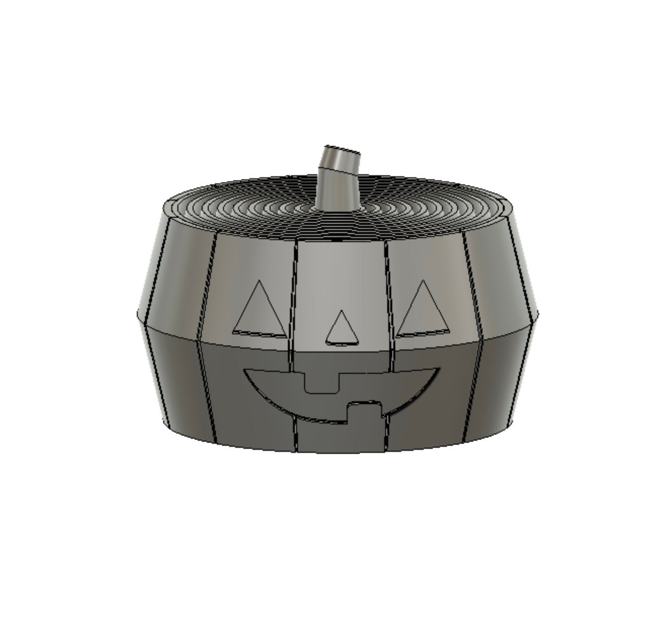 Jack O'lantern (pumpkin) Layered Fidgets (small and Large) - STL Files ...